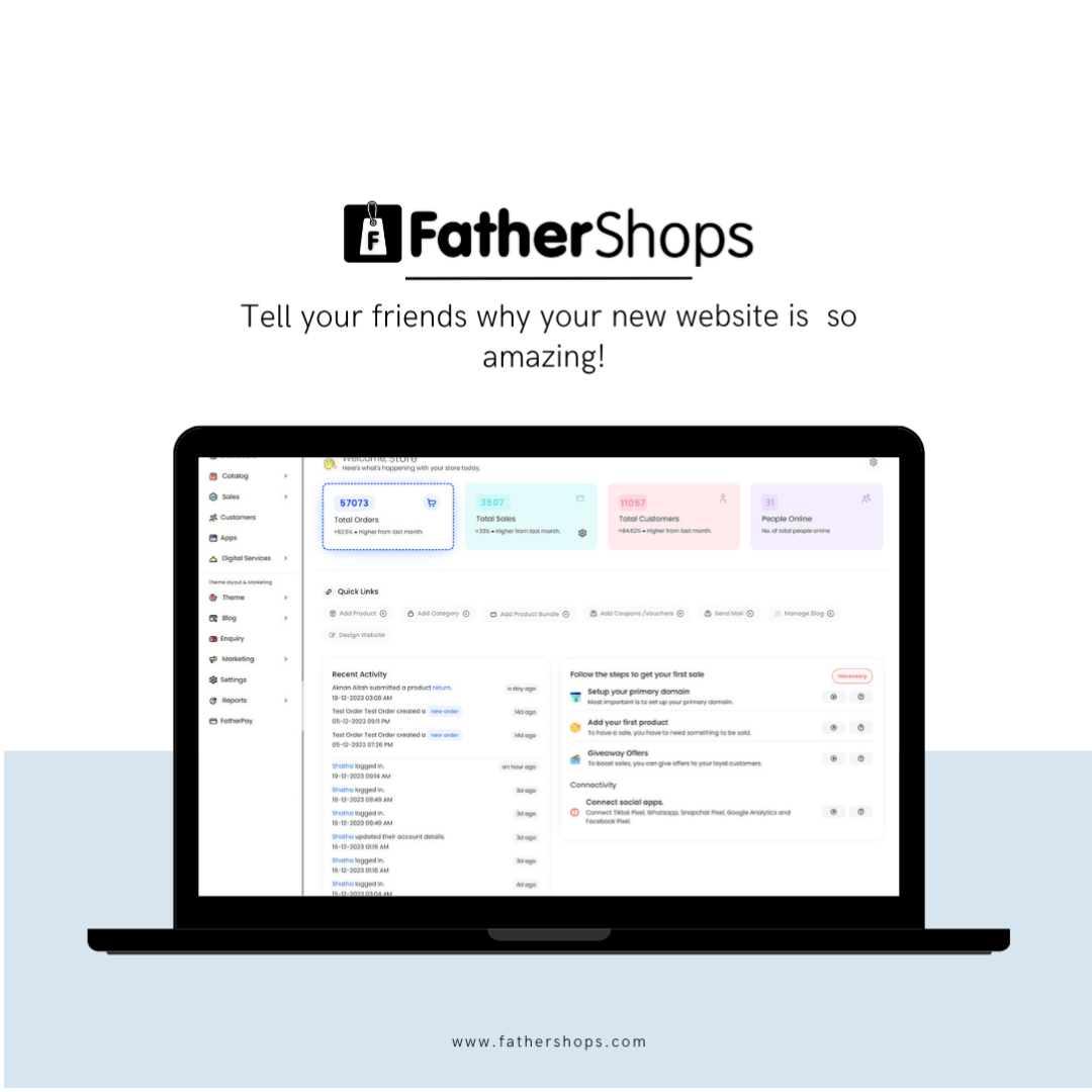 Features for eCommerce Store Builder – FatherShops